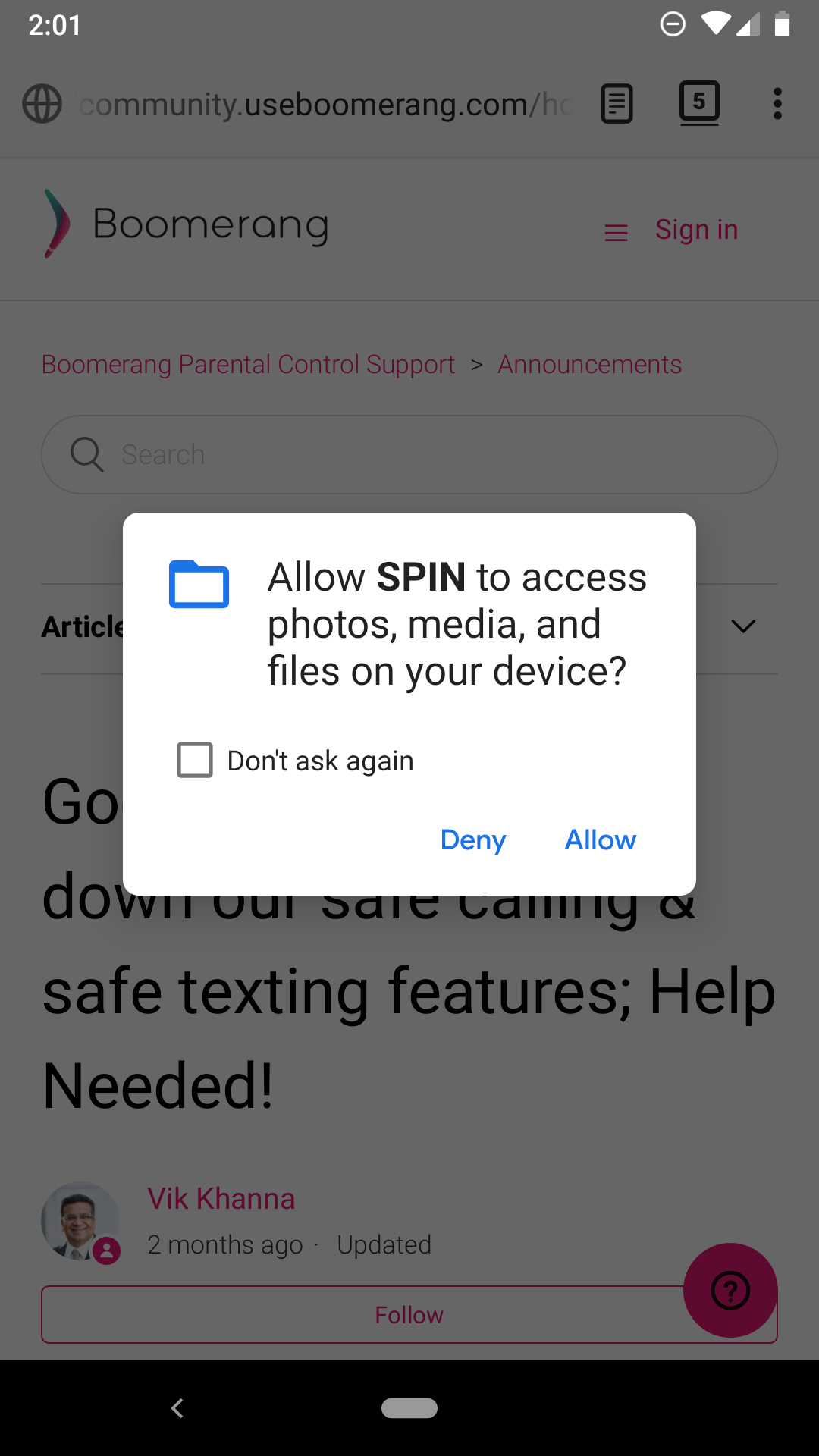 How to get Boomerang's Call and Text Messaging safety features ...